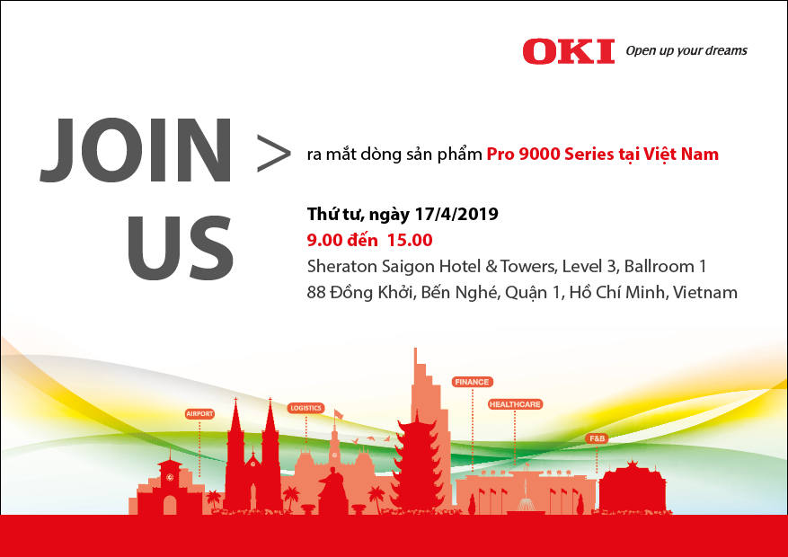 OKI Giới thiệu dòng máy in mới Pro9000 , thõa mãn mọi nhu cầu in ấn mà không bị giới hạn bởi các ...